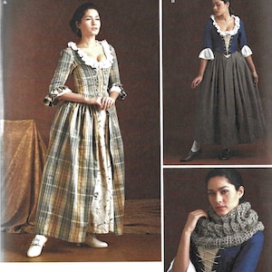 Simplicity 8161 Misses 18th Century Outlander Dress Costume Sewing ...