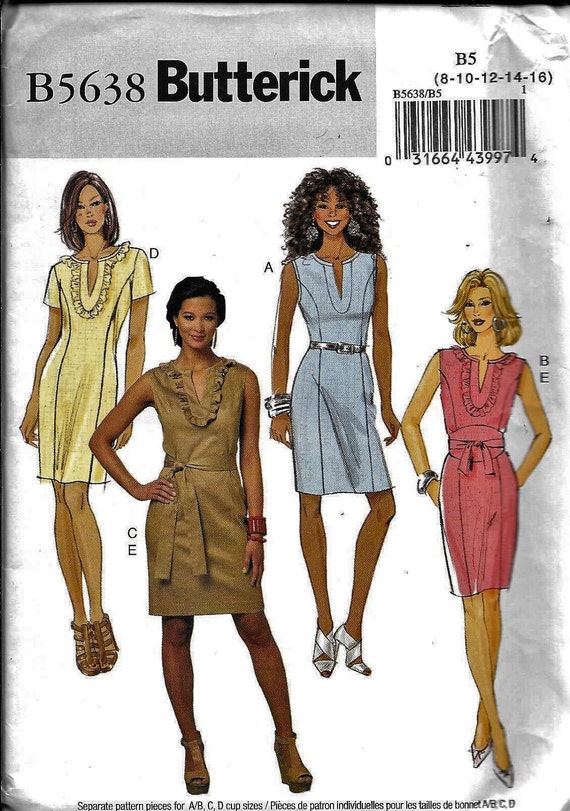 Butterick Sewing Patterns Ruffle B5880 | Misses'/Misses' Petite