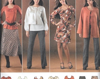 Simplicity 2249 Karen Z Dress or Tunic and Skirt Sewing Pattern UNCUT ...