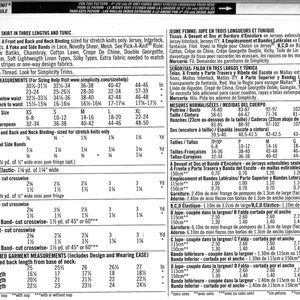 Simplicity 8135 Easy Top & Handkerchief Hemline Skirt Sewing Pattern ...