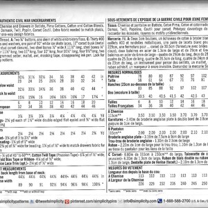 Simplicity 1139 Civil War Underwear Chemise Drawers Corset Historical ...