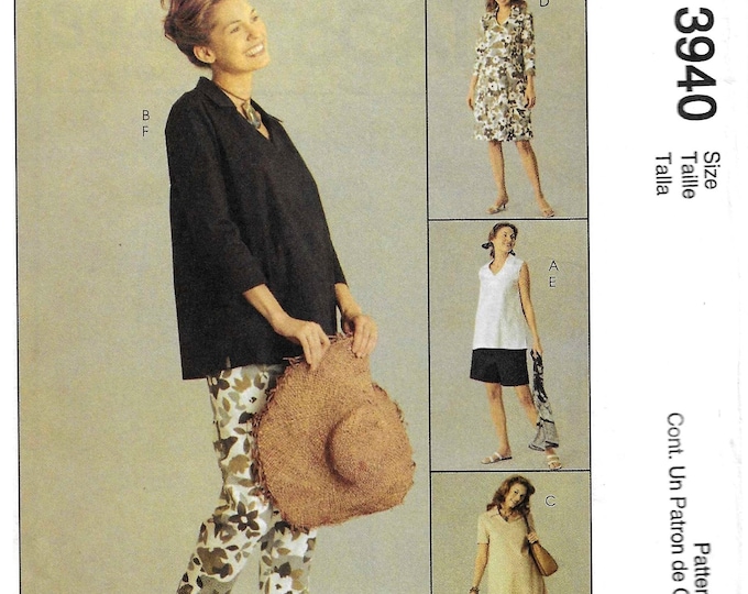 Simplicity 8173 HOAX Ful Figure Shirt Pants or Shorts Sewing Pattern ...