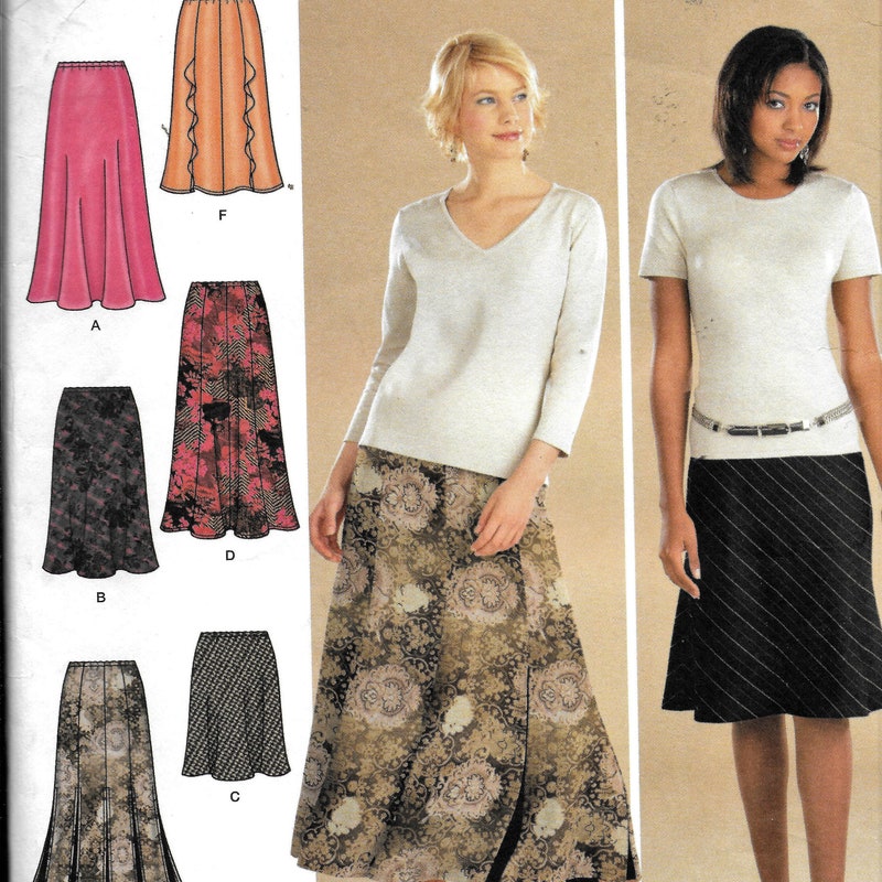 8 Gore Skirt Pattern - Etsy