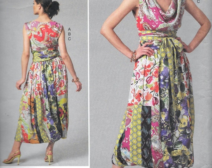 Vogue V1244 KOOS Couture Top, Reversible Skirt and Belt 2-pc Dress ...