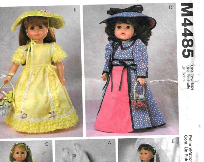 Mccall's M4485 Crafts 18" Doll Clothes Sewing Pattern UNCUT - Etsy