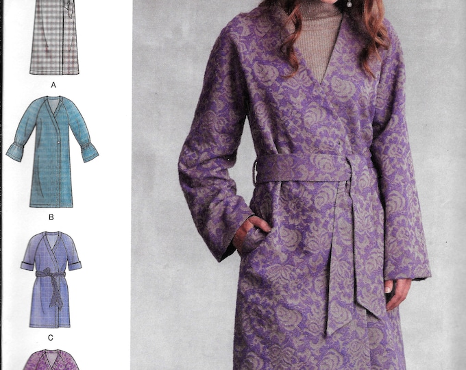 Simplicity 8798 Easy Wrap Unlined Coat/jacket Sewing Pattern UNCUT Size ...