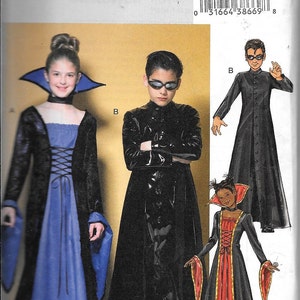 Butterick B4314 Sewing Pattern Childs Halloween Costumes Matrix ...