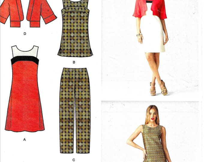 Simplicity 2249 Karen Z Dress or Tunic and Skirt Sewing Pattern UNCUT ...