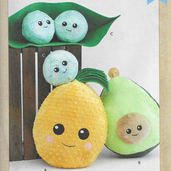 Plush Fruits and Vegetables - Etsy