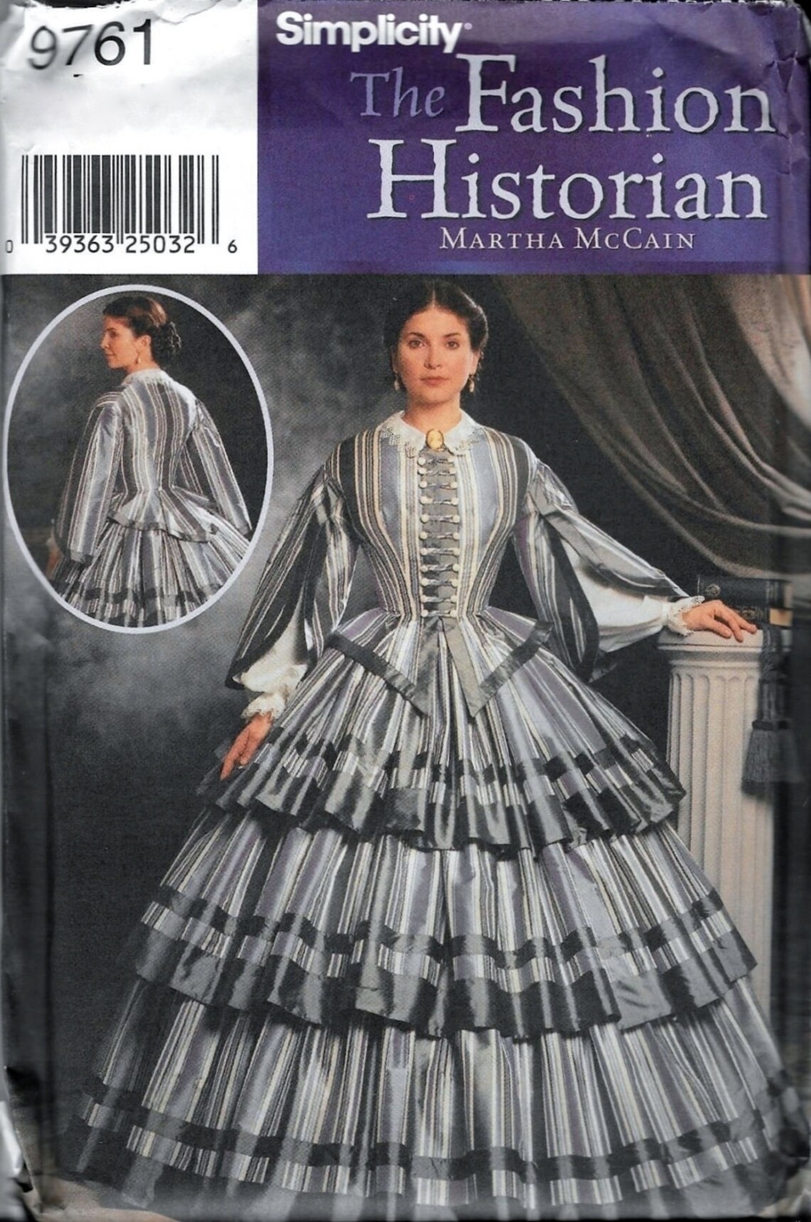 Simplicity 9761 Dress Pattern Southern Belle Civil War | Etsy