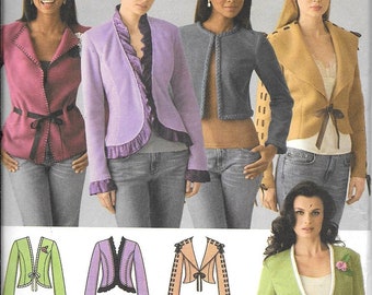 Simplicity 8798 Easy Wrap Unlined Coat/jacket Sewing Pattern UNCUT Size ...