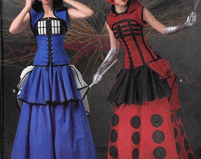 Simplicity Sewing Pattern 1095 Misses Dr Who Tardis & Dalek Cosplay ...