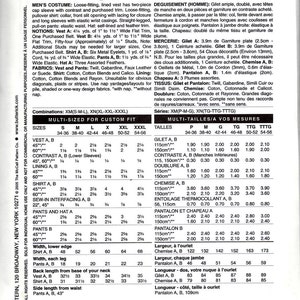 Butterick 4574 Pirate Will Turner Robinhood Huntsman Renaissance ...