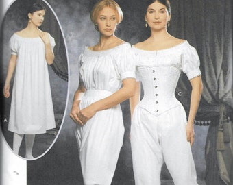 Simplicity 5442 Southern Belle Dress Pattern Costume Historian Civil ...