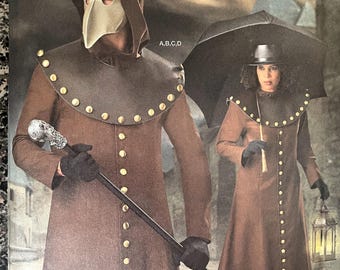Adults Costume Sewing Pattern Simplicity S9253 9253 R10999 Plague ...