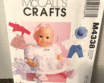 Mccall's Crafts 2062 Pouting Dolls Sewing Pattern UNCUT - Etsy