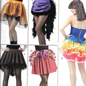 Simplicity 1346 Ruffle Skirt Bustles Short Costume Steampunk - Etsy