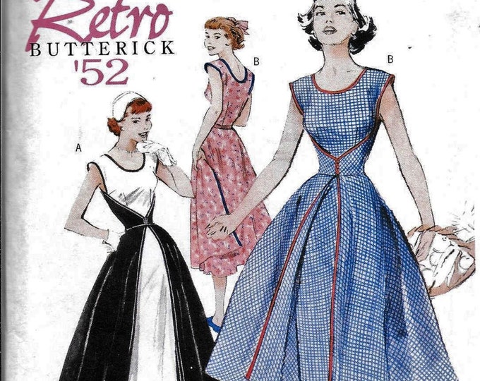 Butterick B4790 Misses Retro Vintage 1950s Walk-away Wrap Dress Pattern ...