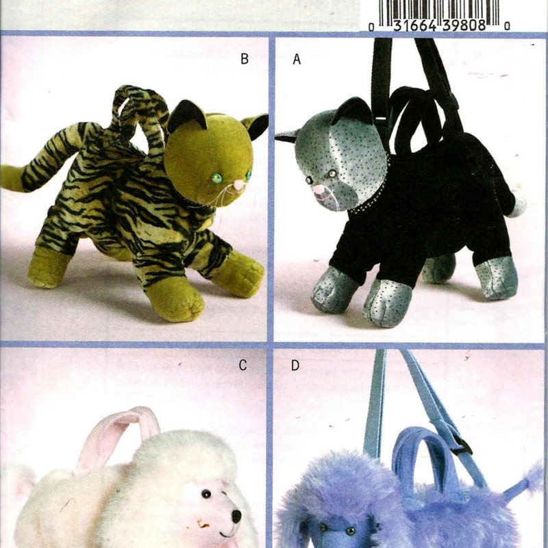 Cat Purse Sewing Pattern - Etsy