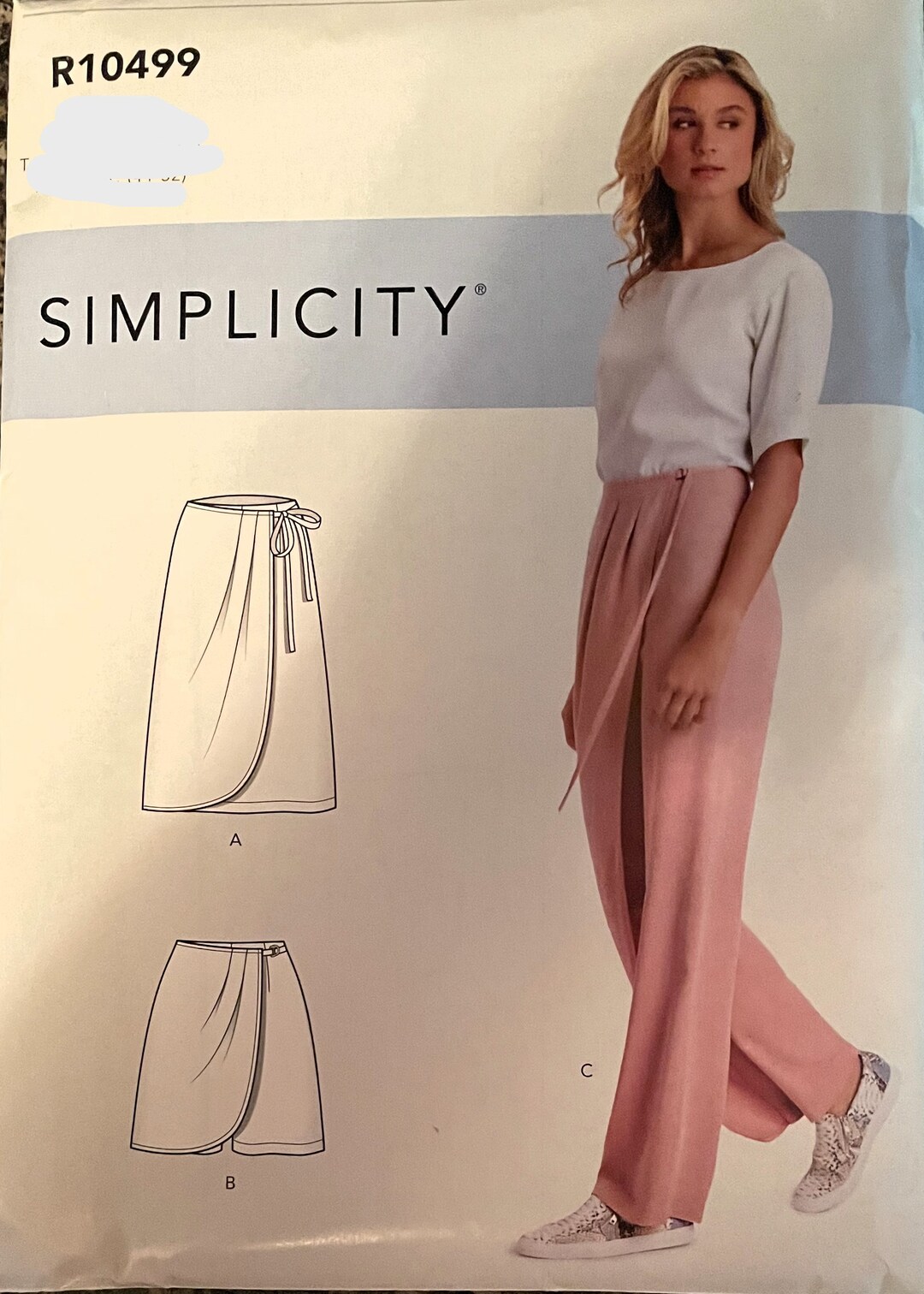 Simplicity R10424/9050 Misses Pull on Pants Sewing Pattern UNCUT Size 6, 8, 10, 12, 14 - Etsy