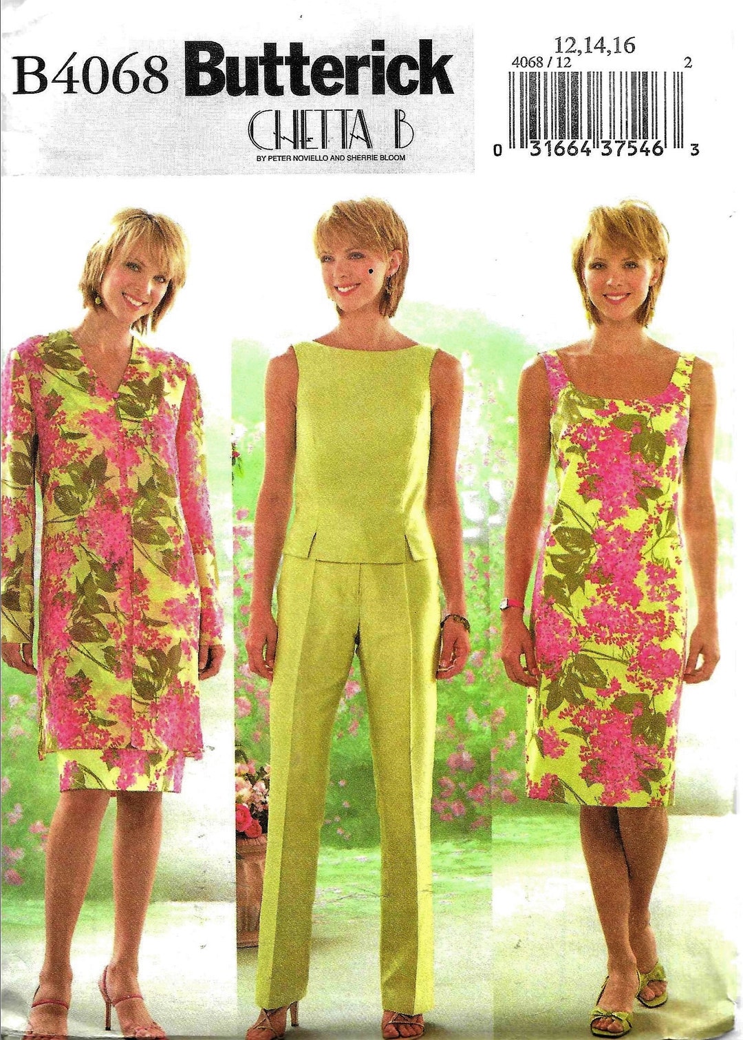 Butterick B4068 / P405 Chetta B Summer Dress, Skirt, Jackets, Top ...