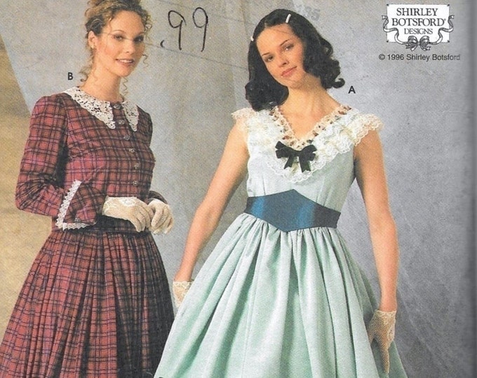 Simplicity 5442 Southern Belle Dress Pattern Costume Historian Civil ...