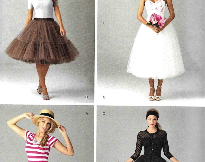 Simplicity 1427 Andrea Schewe Tulle Skirts Sewing Pattern UNCUT Size 4 ...