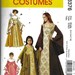 Simplicity 8318 Kid's Childrens Medieval Renaissance Knight Princess ...