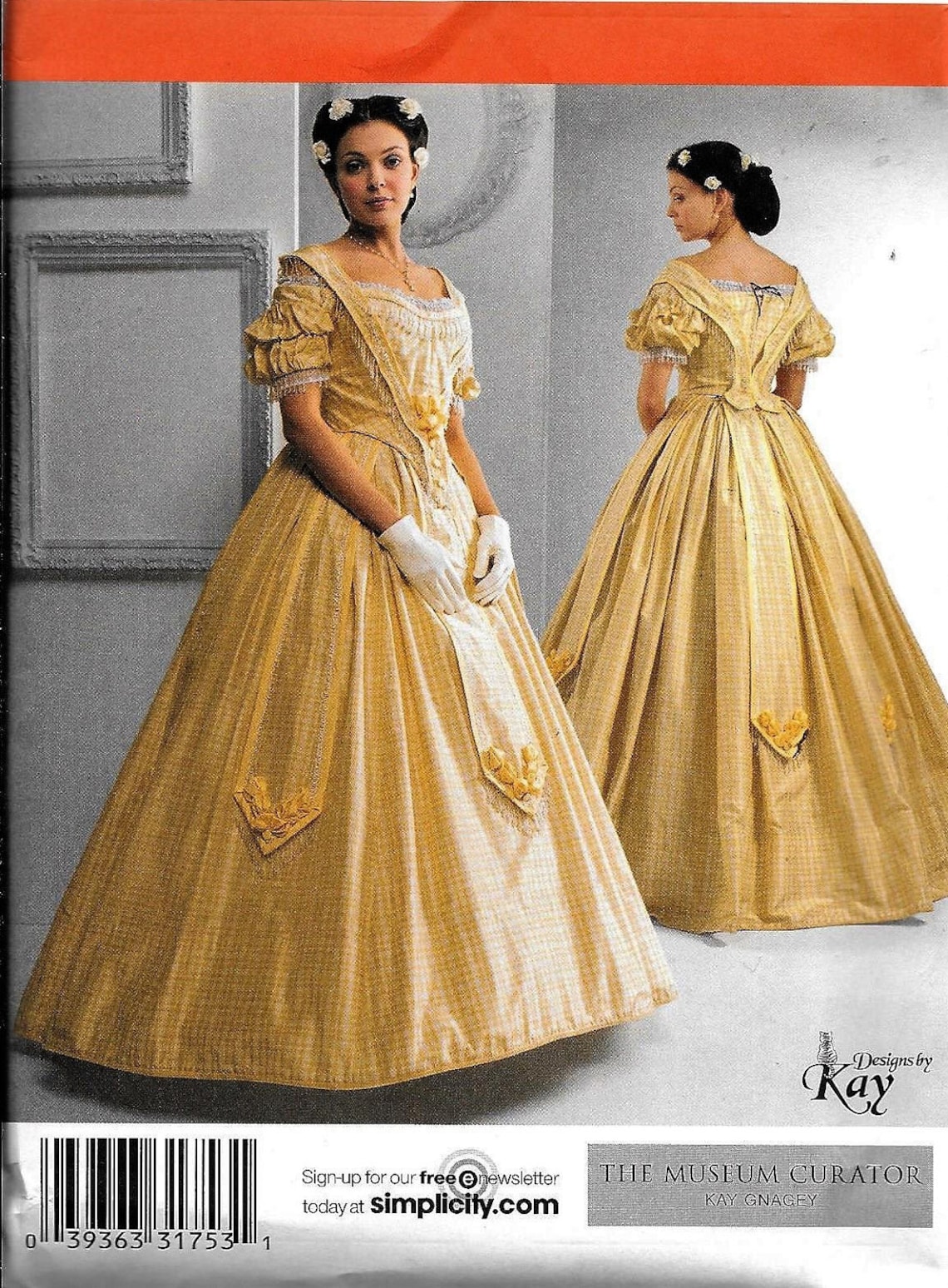Simplicity 2881 Civil War Dress UNCUT Costume Sewing Pattern - Etsy