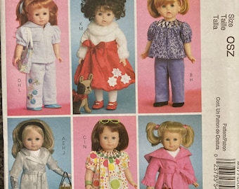 Mccall's Crafts 2062 Pouting Dolls Sewing Pattern UNCUT - Etsy