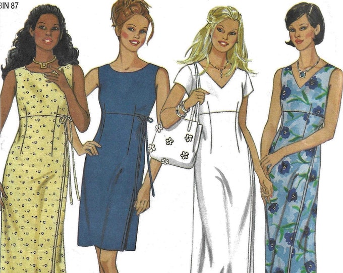 New Look 6724 DRESS Sewing Pattern UNCUT Size 6, 8, 10, 12, 14, 16 - Etsy
