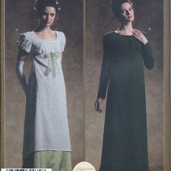 Regency Dress Pattern - Etsy