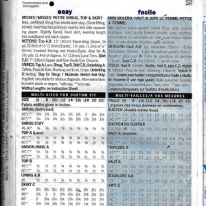 Butterick 6766 Strapless Evening Dress Gown Shrug Sewing - Etsy