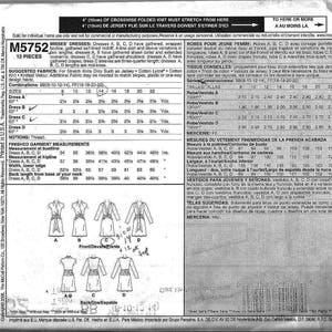 Mccalls M5752 Palmer/pletsch Misses Gathered Wrapped Waist A-line ...