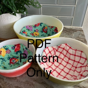 Blooming Bowl Cozy Sewing Pattern: Reversible Flower Petal Design (PDF ...