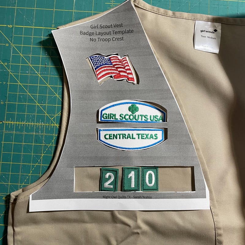 Girl Scout Vest Patch - Etsy