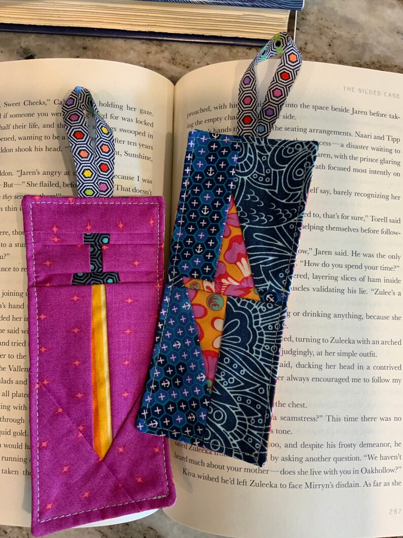 Lightning Bolt Bookmark Pattern Sword Bookmark Pattern - Etsy