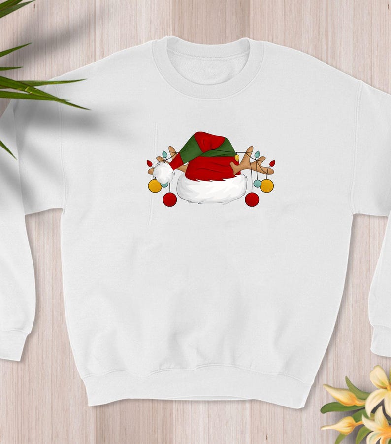 Santa Hat SVG Bundle: Christmas Clip Art, Silhouette Cut Files (digital ...