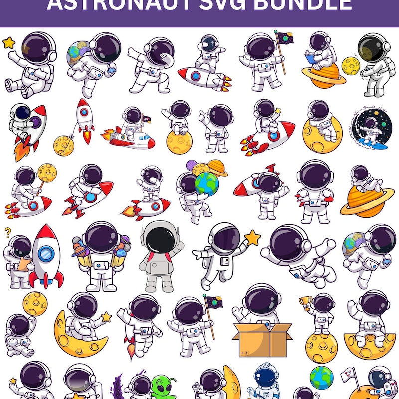 Spaceship Clipart Cartoon - Etsy