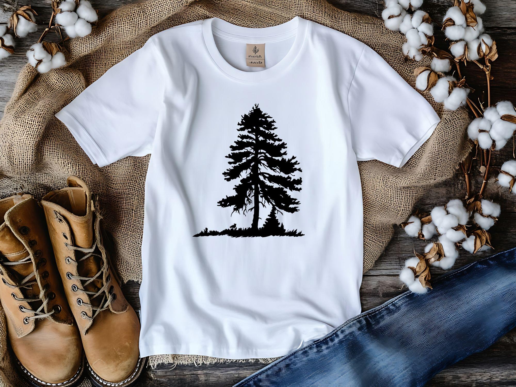 Evergreen Tree SVG Bundle, Pine, Fir, Forest Stencil (commercial Use ...