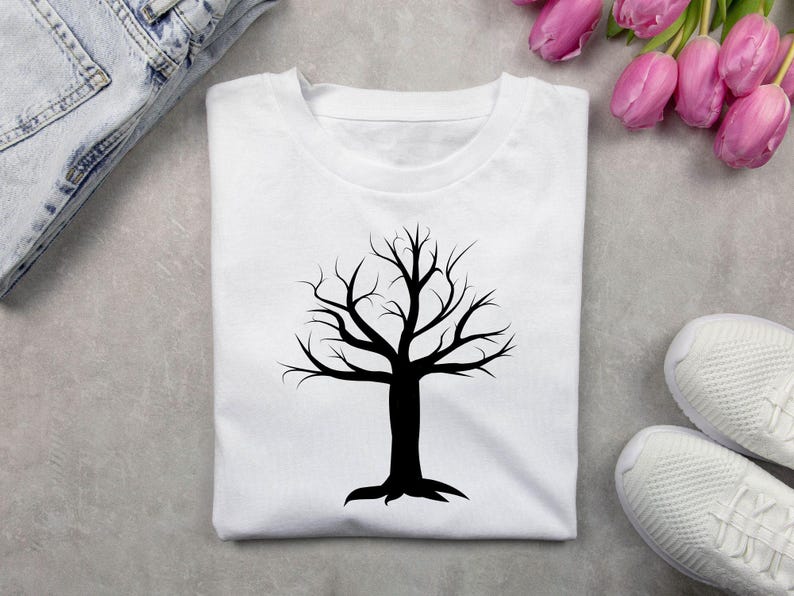 Bare Tree SVG Bundle,cut Files for Circut,leafless Silhouette Clipart ...