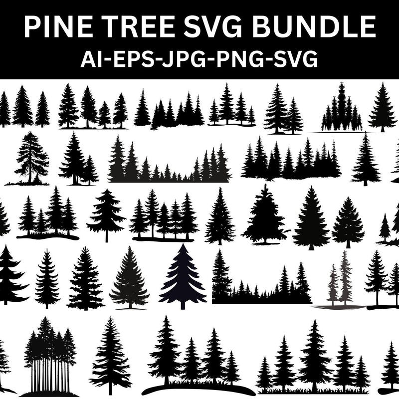 Evergreen Round Trees - Etsy