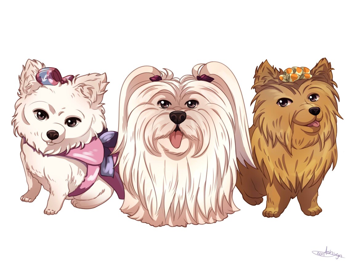 CUSTOM CHIBI COMMISSION Chibi Couple Chibi Pets Custom - Etsy