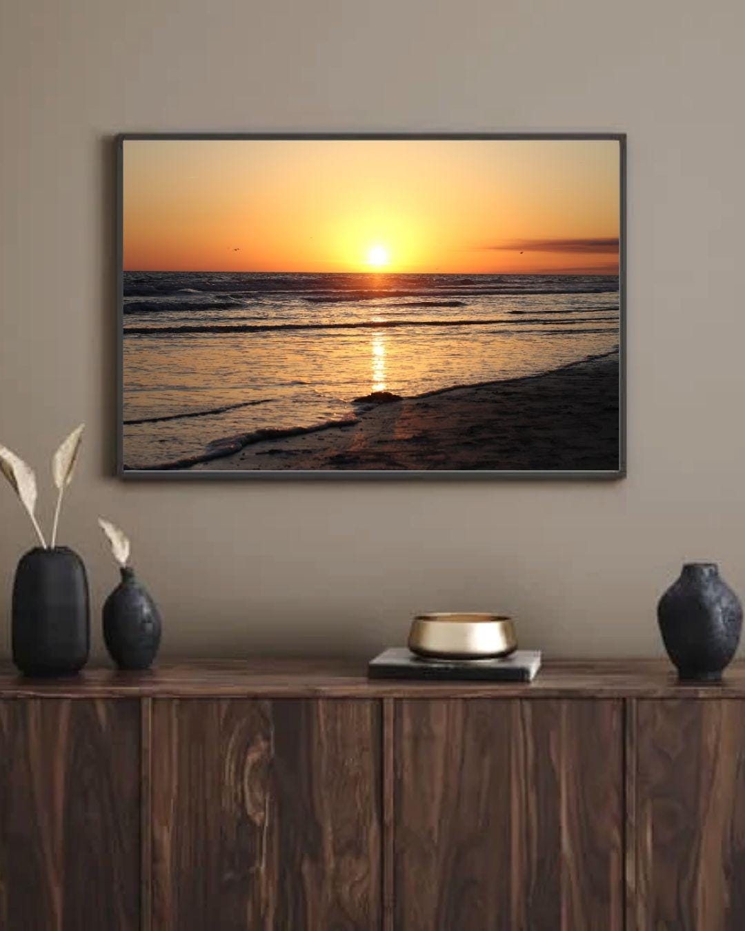 Sunset Beach Print | Oak Island, NC | Instant Digital Download ...