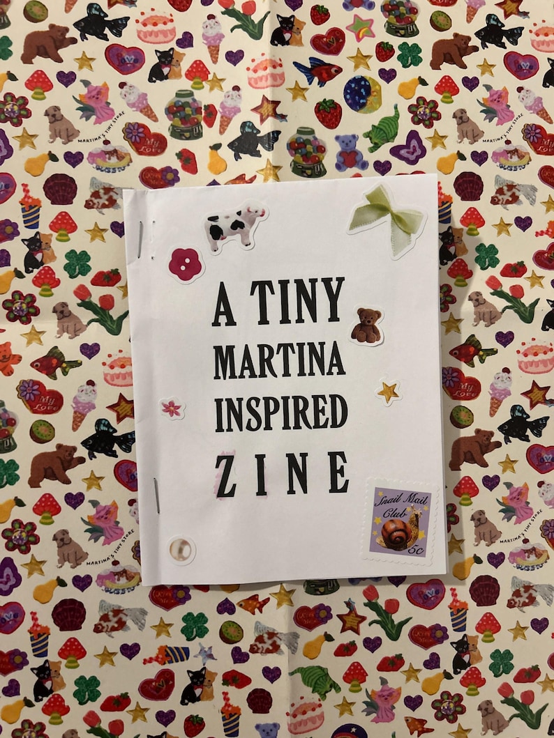 DIGITAL DOWNLOAD Only* A Tiny Martina Calvi Inspired Zine - Etsy