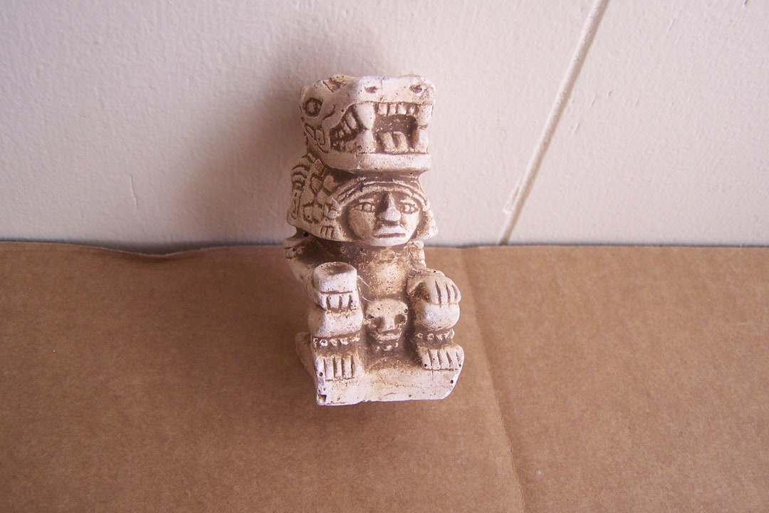 Ancient Mexican Aztec Jaguar Knight Figurine Toltec, Maya, Olmec, Teotihuacan Mexico - Etsy