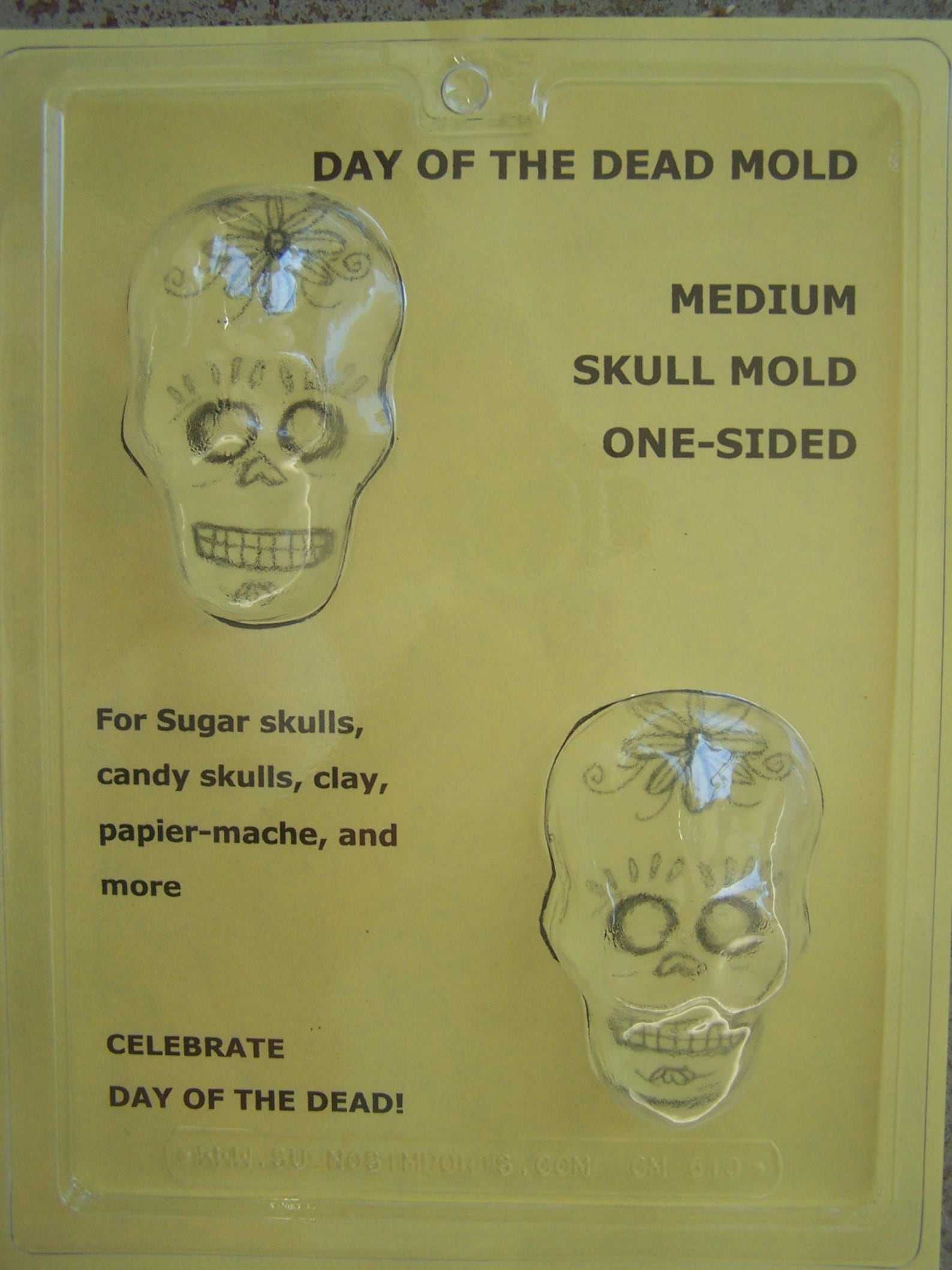 Medium Sugar Skull Mold - Day of the Dead - Etsy