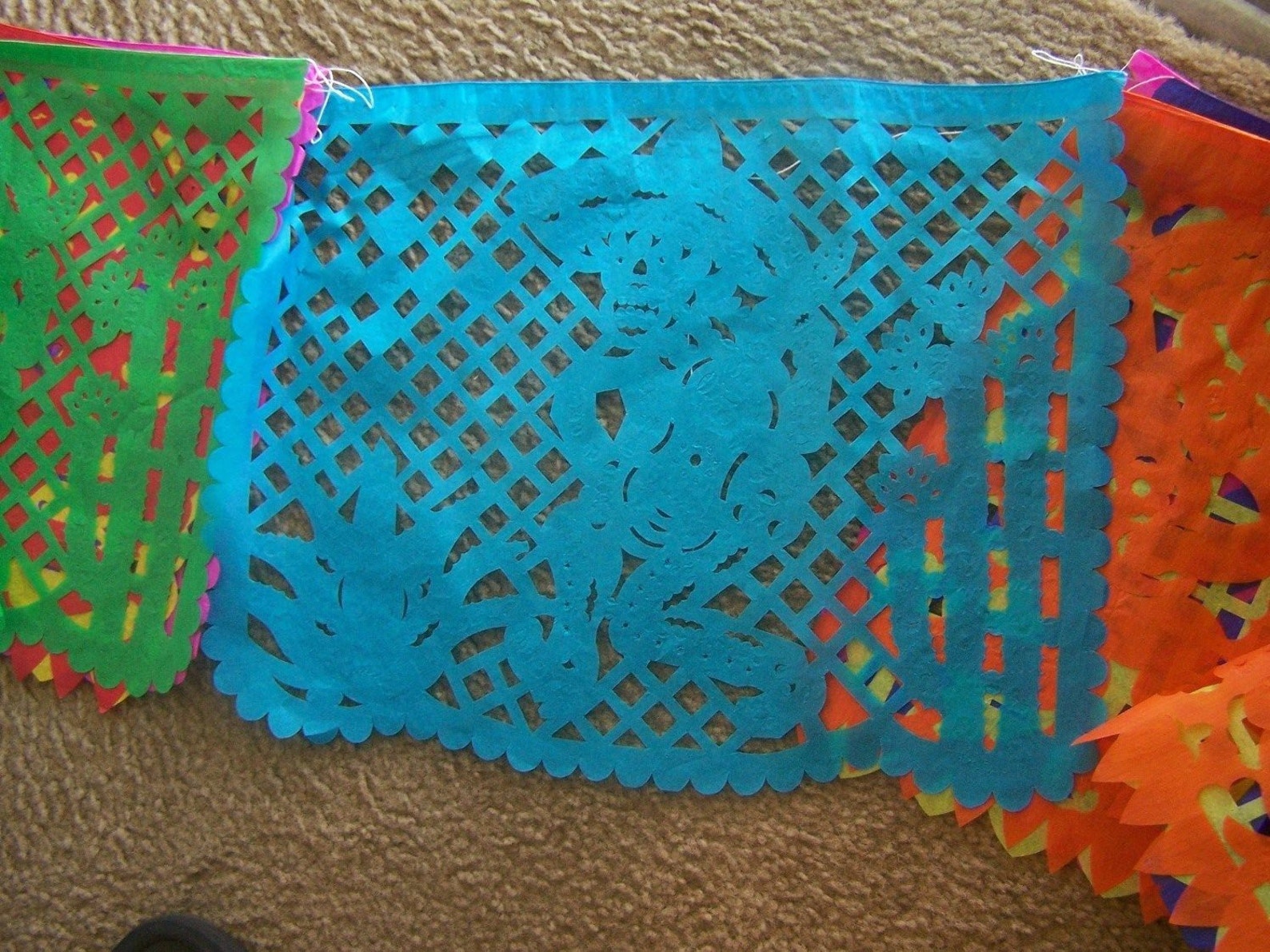 Day Of The Dead XL Skeleton Papel Picado 10 Banners 14 Etsy