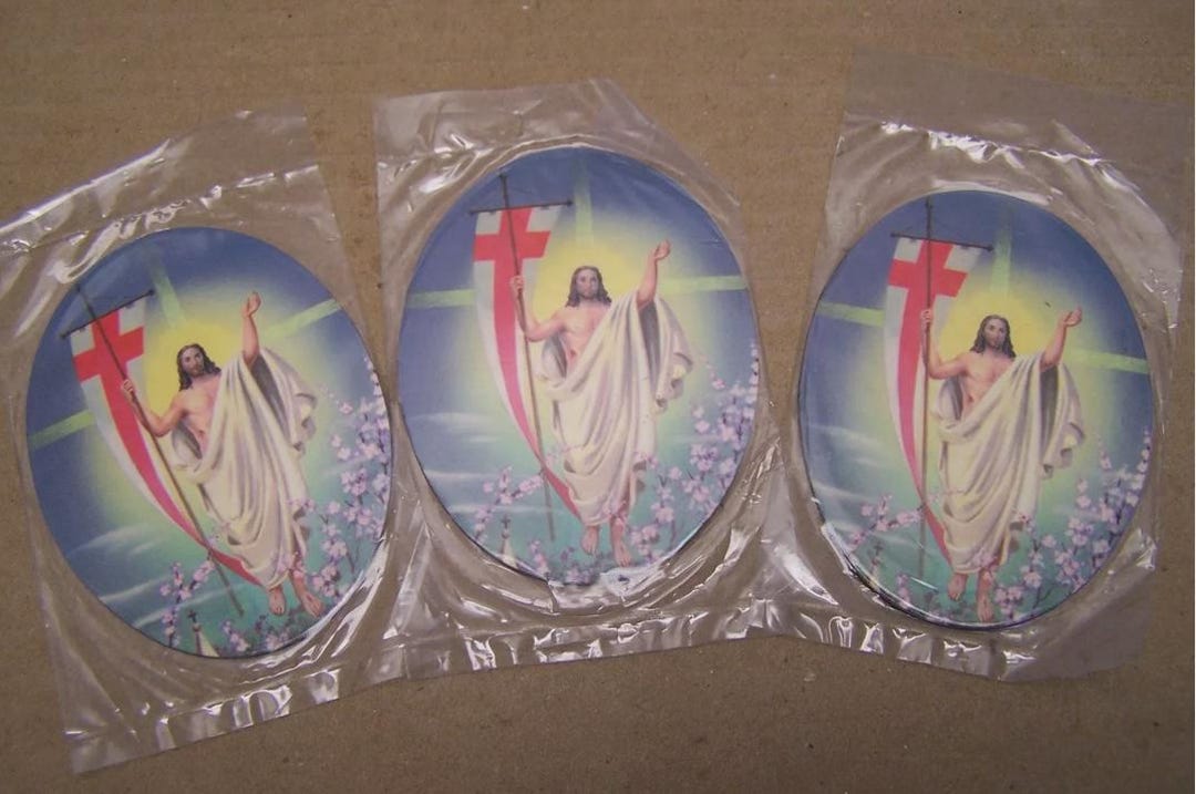 Magnet Lot - 3 Flexible Religious Magnets "the Victorious Jesus" - Etsy