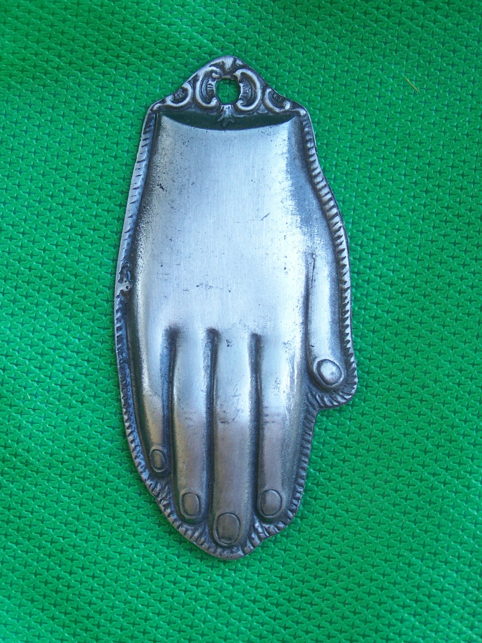 Large Tin/silver Hand Milagro Ex Voto - Etsy